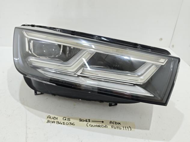 FARO ANTERIORE DESTRO AUDI Q5 Serie (FYB) 80A941036 (17) - Annunci Napoli