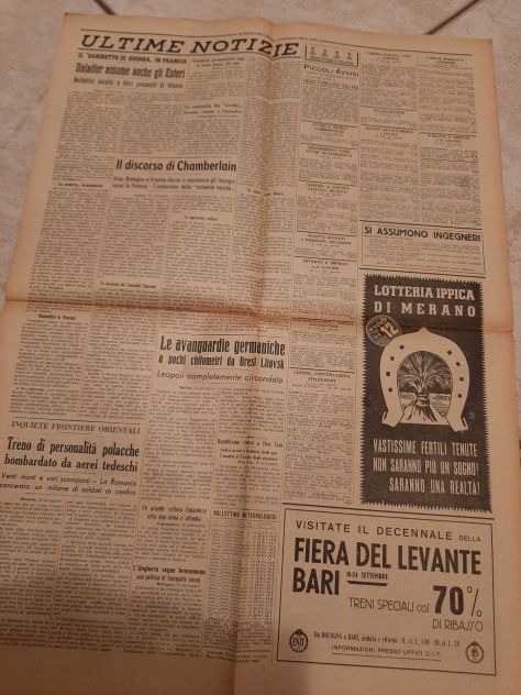 COPIA ORIGINALE DE IL RESTO DEL CARLINO GIOVEDI 14 - Annunci Bologna