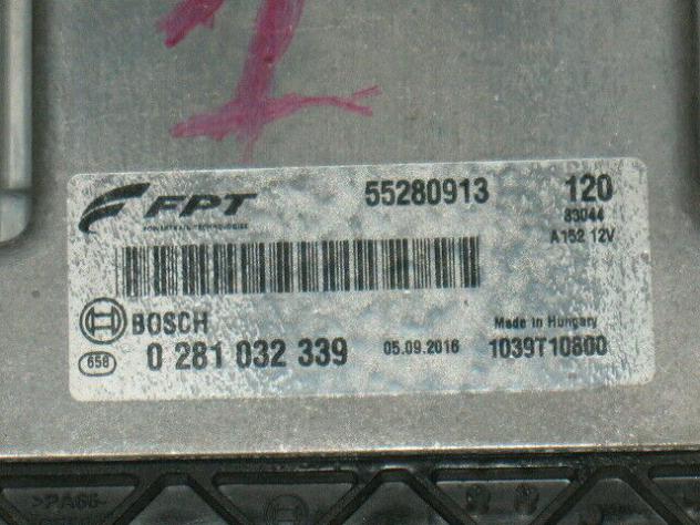 0281032339 ECU Fiat 500L 1 6 JTD MP BOSCH 0281032339 EDC17C69 - Annunci ...