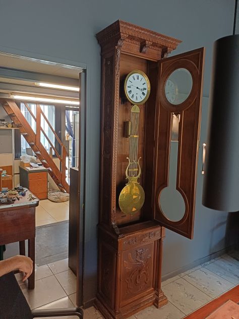 Orologio a pendolo longcase funzionante design Vittorio Valabrega ...