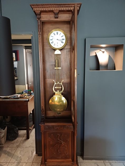 Orologio a pendolo longcase funzionante design Vittorio Valabrega ...