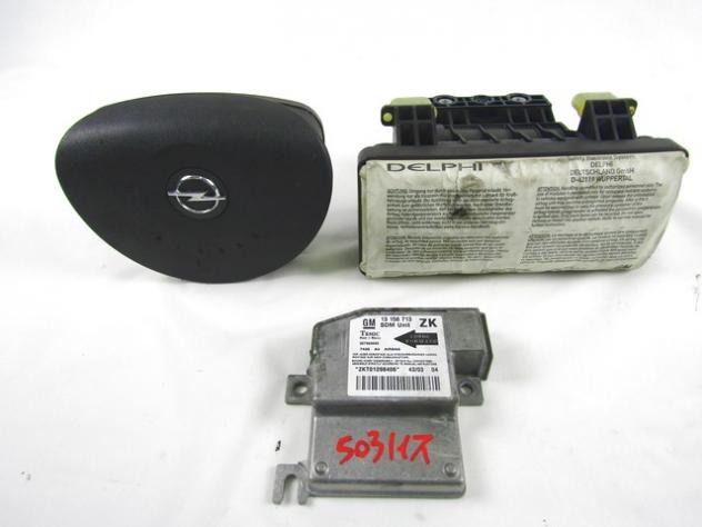 13158713 KIT AIRBAG OPEL MERIVA A 1 7 D 74KW 5M 5P (2003) - Annunci Pavia