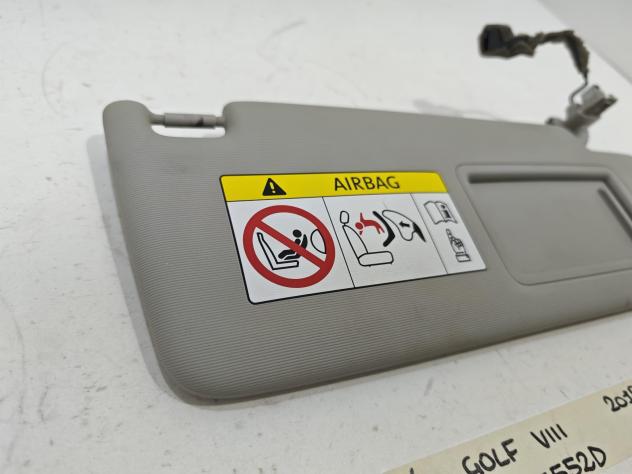 ALETTA PARASOLE DESTRO VOLKSWAGEN Golf Serie VIII 5H0857552D (19 ...