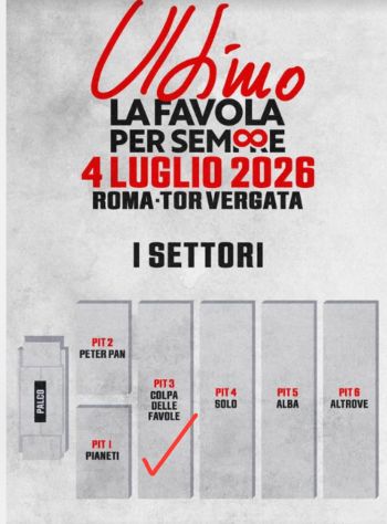 Biglietti Ultimo a tor vergata PIT 3 - Annunci Roma