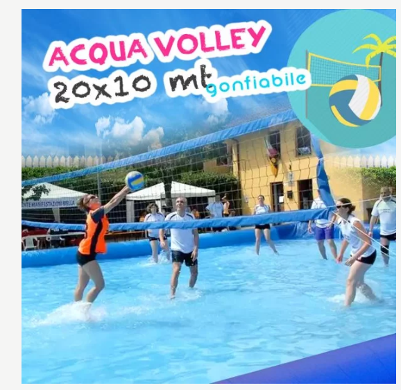 Piscina palline 2,5×2,5 mt Volley in acqua 20×10 mt - Annunci Brescia