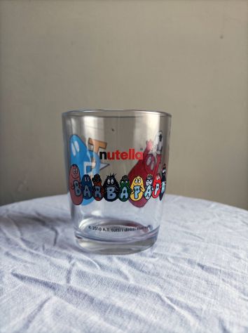 BICCHIERE IN VETRO NUTELLA da collezione - Annunci Como