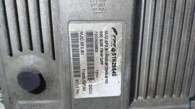 CENTRALINA MOTORE FIAT 500 Serie MJD6F3 B1/51829540/HW04P 169A1000 ...