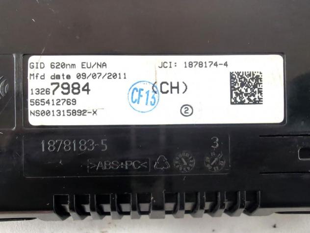 13267984 DISPLAY COMPUTER DI BORDO OPEL ASTRA J 1 7 D 81KW 6M - Annunci ...