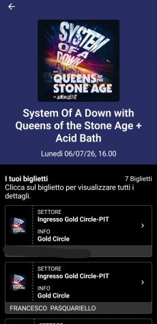 BIGLIETTI CONCERTO SYSTEM OF A DOWN 06 LUGLIO MILANO I DAYS - Annunci ...