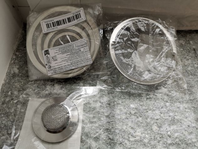 Filtri vari inox per scarichi lavello,vasca,doccia,lavandino - Annunci ...