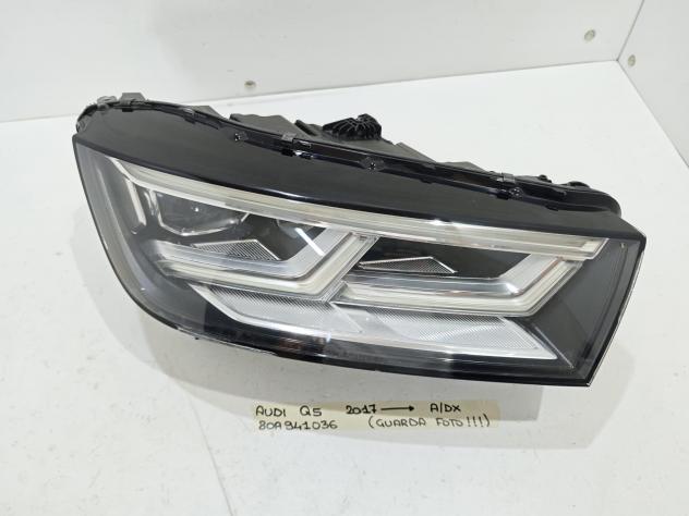 FARO ANTERIORE DESTRO AUDI Q5 Serie (FYB) 80A941036 (17) - Annunci Napoli