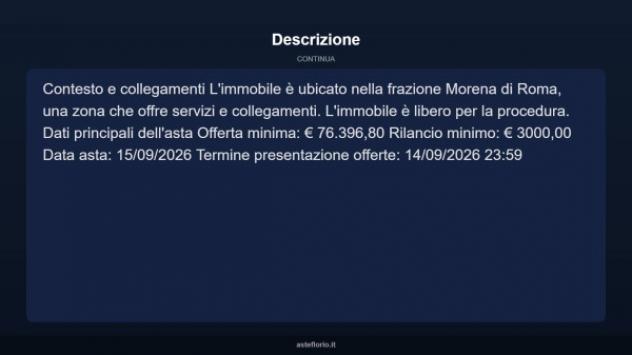 Immobile in asta di 199 m² in vendita a Roma - Annunci Roma