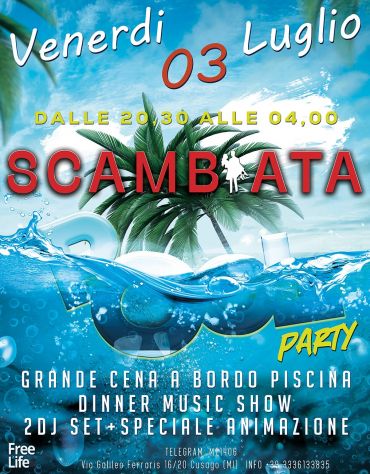 Summer Party venerdì 3 luglio al free life style club - Annunci Milano