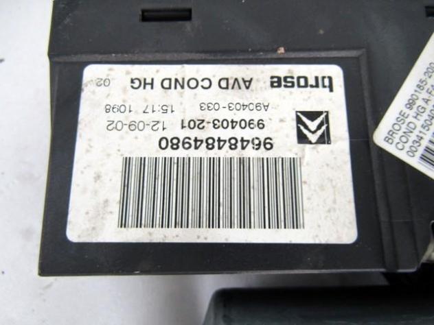 9648484980 MOTORINO MECCANISMO ALZA-VETRO ALZACRISTALLO PORTA ANTERIORE ...