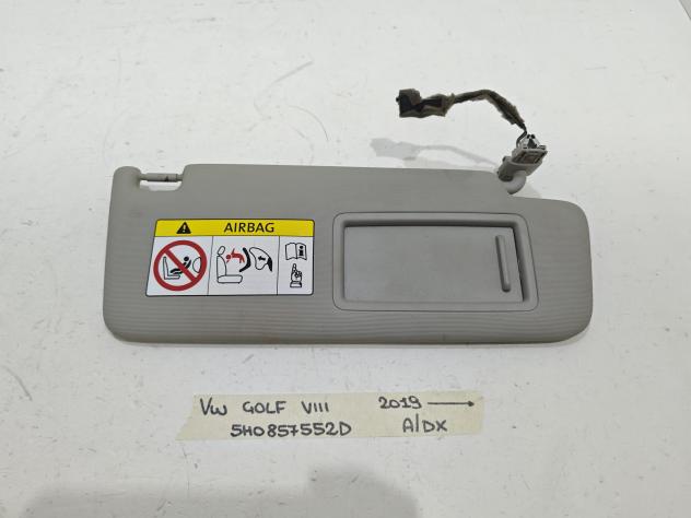 ALETTA PARASOLE DESTRO VOLKSWAGEN Golf Serie VIII 5H0857552D (19 ...