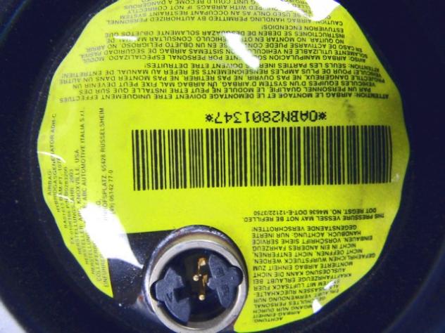 13158713 KIT AIRBAG OPEL MERIVA A 1 7 D 74KW 5M 5P (2003) - Annunci Pavia