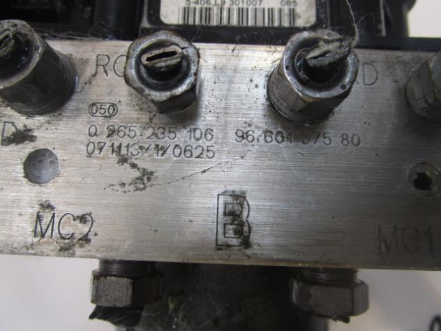 0265095560 CENTRALINA POMPA AGGREGATO ABS PEUGEOT 308 1 6 D 80KW 5M ...