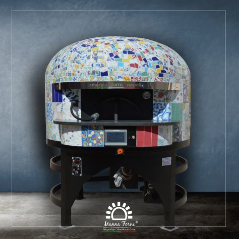 MANNA FORNI MFRO120DG Forno Professionale Rotante a Gas d 120 cm ...