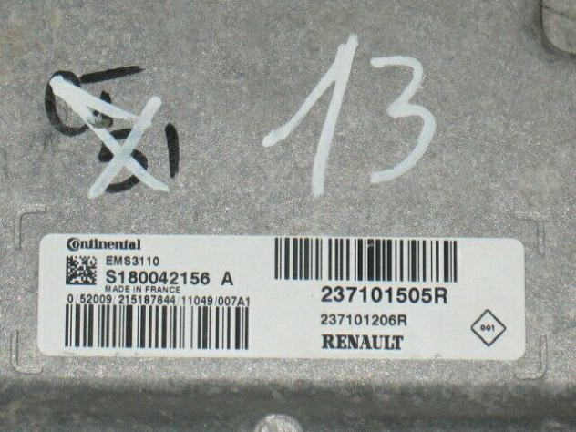 S180042156A ECU Centralina renault clio ems3110 s180042156a 237101505r ...