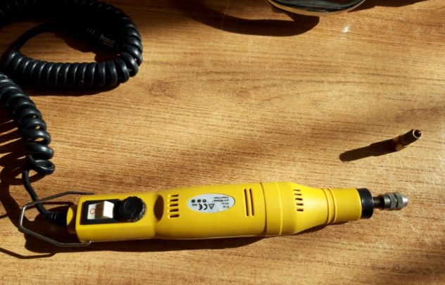 Mini-trapano professionale per modellismo con valigetta in alluminio ...